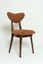 Mid Century Heart Chair In Le Chant Des Dunes Pierre Frey Fabric ...