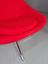 Vintage Allermuir Open Range Swivel Chair Red Fabric Eb12248 ...