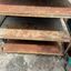 Industrial Salvage Metal Wheeled 5 Shelf Stacking Unit On Castors Great ...