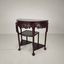 Vintage Chinese Hardwood Console / Side Table With Marble Top | Vinterior