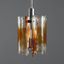 Vintage Chandelier Brass Murano Glass Design Italy 1970s | Vinterior