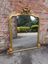 A Large Antique English 19th Century Shaped Top Gilt Overmantle Mirror ...