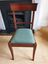 Grange 4 Dining Chairs Cherry Wood French Very Good Condition | Vinterior