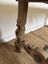 Scrubbed Oak Spanish Refectory Table With Wrought Iron Stretcher ...