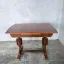 Antique Oak Arts & Crafts Art Deco Draw Leaf Extending Dining Table ...
