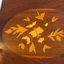 Antique Edwardian Mahogany Revolving Bookcase Table Marquetry Dark ...