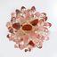 Italian Sputnik Chandelier In Pink And Ruby Murano Glass And Brass ...