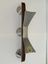 Vintage Mid Century Modern Scandinavian Style Chrome And Walnut 3 Flame ...