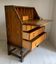 Arts & Craft Bureau / Fall Front Writing Desk With Drawers In Golden ...