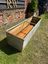 Reclaimed Galvanised Trough Large Planter / Raised Flower Bed Plant ...
