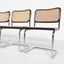 Mid Century Modern Set Of 6 Chairs , Marcel Breuer Style, Italy | Vinterior