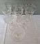 Antique English Sherry Glasses | Hand Blown Etched Crystal Stemware Set ...