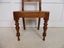 Antique Victorian Mahogany Bar Back Side Hall Dining Chair Turned Front ...