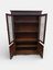 Vintage Old Charm Wood Bros / Oak Bookcase / Leaded Glass Doors / C1970 ...