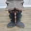 Antique Hall Chair Gothic Revival – Carved Solid Oak Heraldic Crest ...