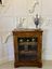 Antique 19th Century Walnut Inlaid Glazed Pier Cabinet With Ormolu ...