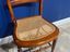 Vintage Edwardian Bedroom Chair Boudoir Rattan Cane Seat Birch | Vinterior