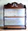 Antique French Gothic Bookcase Shelves Small Wooden Church Wall Mounted ...