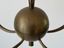 Mid Century Modern 5 Armed Brass Large Ceiling Lamp, 1950s, Italy ...