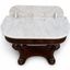 Antique Victorian Marble Top Console Table Carved Mahogany Washstand ...
