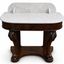 Antique Victorian Marble Top Console Table Carved Mahogany Washstand ...