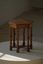 Mid Century Modern, Danish Hexagon Side Table In Oak With Turned Legs ...