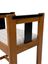 1920s Art Deco Modernist Stool By Jan Brunott, Oak & Velvet | Vinterior