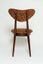 Mid Century Heart Chair In Le Chant Des Dunes Pierre Frey Fabric ...