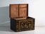 Antique Black Lacquered Trunk In Pine Wood – China, Circa 1900 | Vinterior