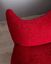 Large 1950s Vintage Curved Sofa In Red Velvet Italian Design | Vinterior