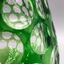 Mid Century Modern Faceted Vase In Emerald Green, Attributed To A ...
