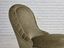 1960s, Danish Easy Chair, Original Green Furniture Velour. | Vinterior