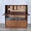 Mid Century Tiger Oak Bureau Bookcase Display Cabinet | Vinterior