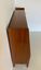 Italian Secretaire With Geometric Veneer And Carved Panels, 1950s ...