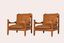 A Midcentury In Style Of Guillerme Et Chambron Brutalist Lounge Chairs ...