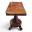 Victorian Mahogany Turnover Top Card Table Antique Console Tea Table ...