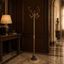 Vintage Italian Brass Coat Rack With Marble Base, Twisted Pole Hall ...