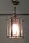 French Brass And Glass Lantern, Hall Light This Lovely Light Has 6 Flat ...