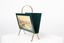 Hollywood Regency Magazine Rack With Painted Scene, France, 1950s ...