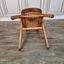 Vintage School Chair Plywood Green Vinyl Seat | Vinterior
