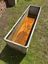 Reclaimed Galvanised Trough Large Planter / Raised Flower Bed Plant ...