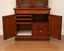 Fine William IV Flame Mahogany Library Bookcase With Fitted Cabinet, C ...
