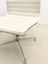 Pair Of White Vegan Leather Desk Chairs By Charles Eames For Herman ...