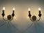 Atomic Design Brass Pair Of Sconces By N Leuchten, 1950s, Germany ...
