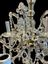 A Twelve Light Italian Marie Theresa Antique Crystal Chandelier | Vinterior