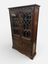 Vintage Old Charm Wood Bros / Oak Bookcase / Leaded Glass Doors / C1970 ...