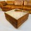 Rare Percival Lafer 60s Modular Sofa 4 Sections & Glass Top Table Tan ...
