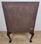 Vintage Writing Desk Bureau Leather 1930s Cabriole Legs | Vinterior