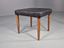 Vintage Mid Century Footstool Danish Black Leather Teak Legs 1960s ...