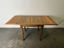1930s Solid Oak Extending Draw Leaf Dining Table | Arts & Crafts Style ...